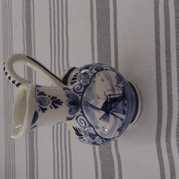 Delft Blue | Accents | Delft Blue Holland Hand Painted Creamer Pitcher ...